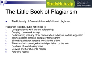 An Overview Of HEC Plagiarism Policy | PDF