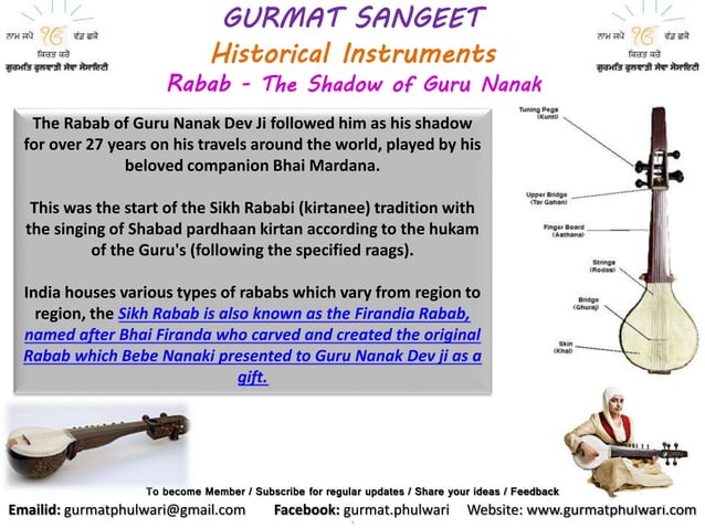 An overview of historical instruments in gurmat sangeet ver.1 | PPT