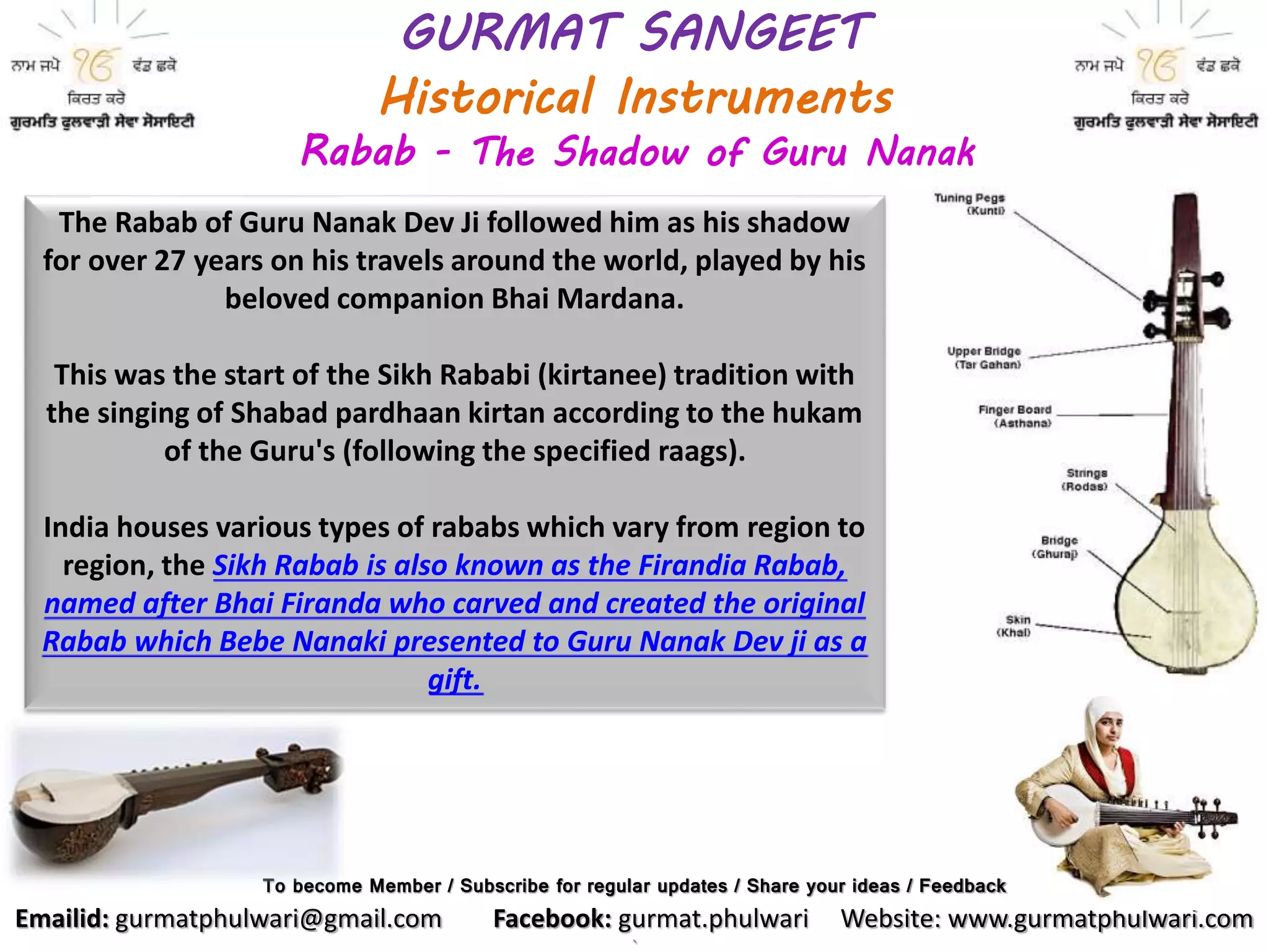 An overview of historical instruments in gurmat sangeet ver.1 | PPSX