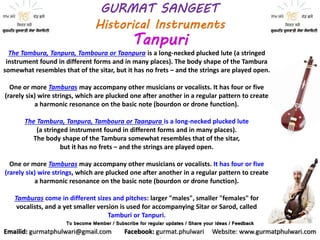 An overview of historical instruments in gurmat sangeet ver.1 | PPSX