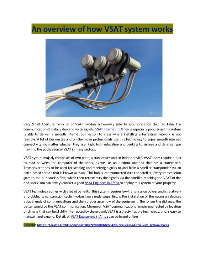 An overview of how VSAT system works-converted.pdf | Technology & Computing