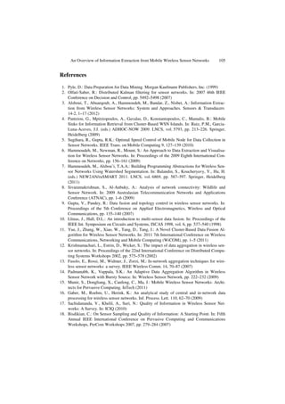 An Overview of Information Extraction from Mobile Wireless Sensor Networks | PDF