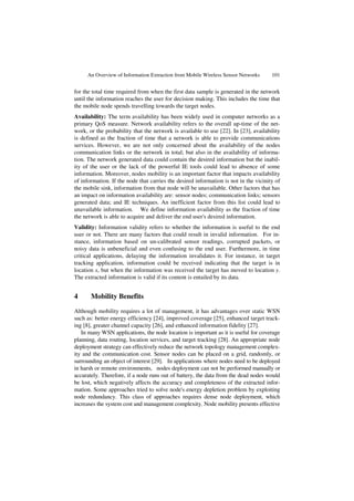 An Overview of Information Extraction from Mobile Wireless Sensor Networks | PDF