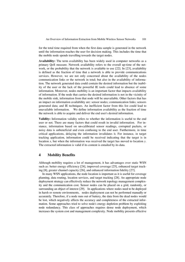 An Overview of Information Extraction from Mobile Wireless Sensor Networks | PDF