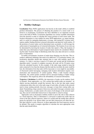 An Overview of Information Extraction from Mobile Wireless Sensor Networks | PDF