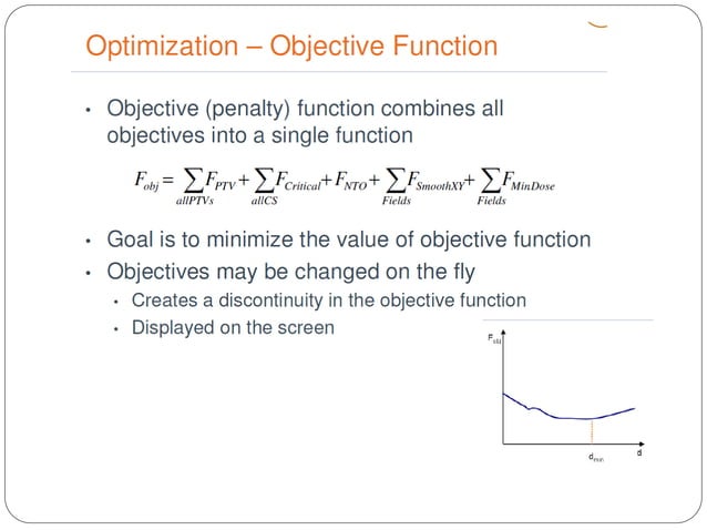 An overview of imrt, vmat optimization algorithms | PDF | Medical Health