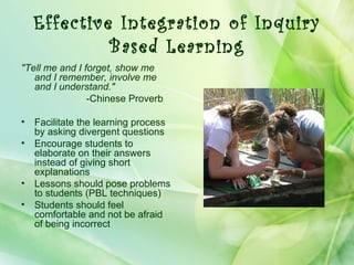 An Overview of Inquiry Based Learning | PPT