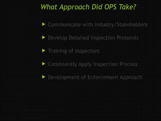 An overview of inspection process and procedure | PPT