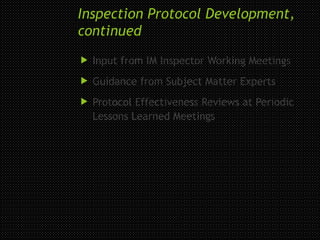 An overview of inspection process and procedure | PPT