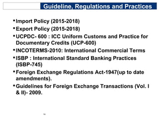 An overview of int'l trade finance | PPT