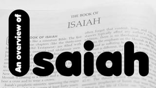 An overview of Isaiah | PPTX