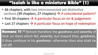 An overview of Isaiah | PPTX