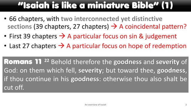 An overview of Isaiah | PPTX