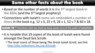 An overview of Isaiah | PPTX