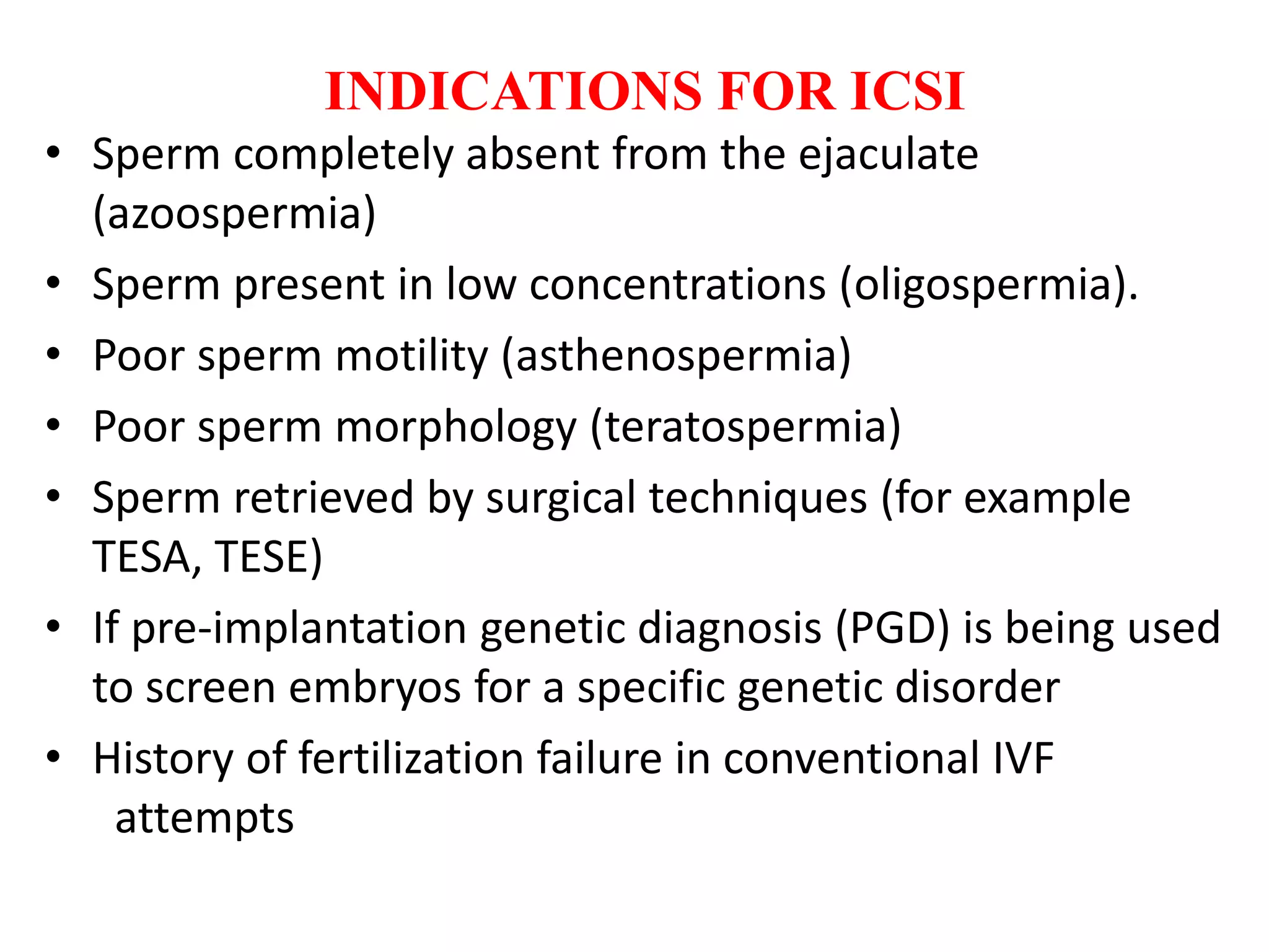 An overview of IVF/ICSI | PPTX