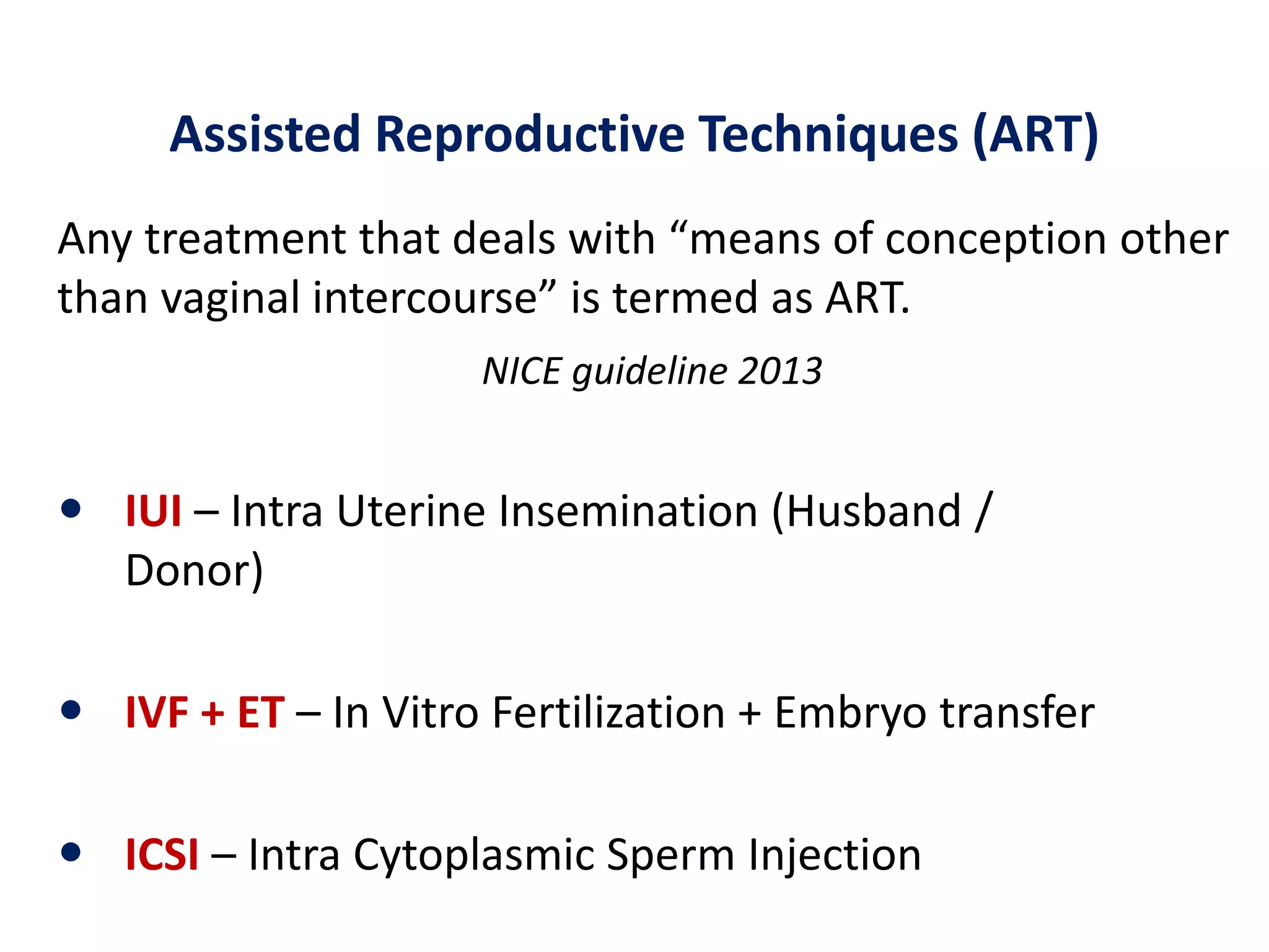 An overview of IVF/ICSI | PPTX