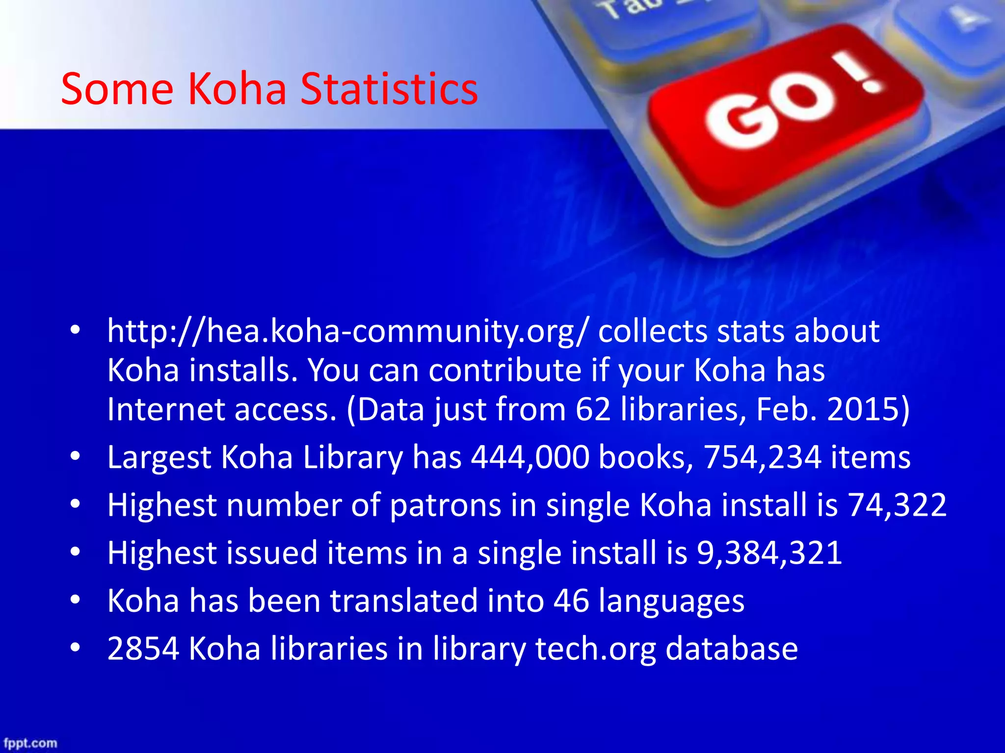An overview of Koha Library Management Software | PPTX