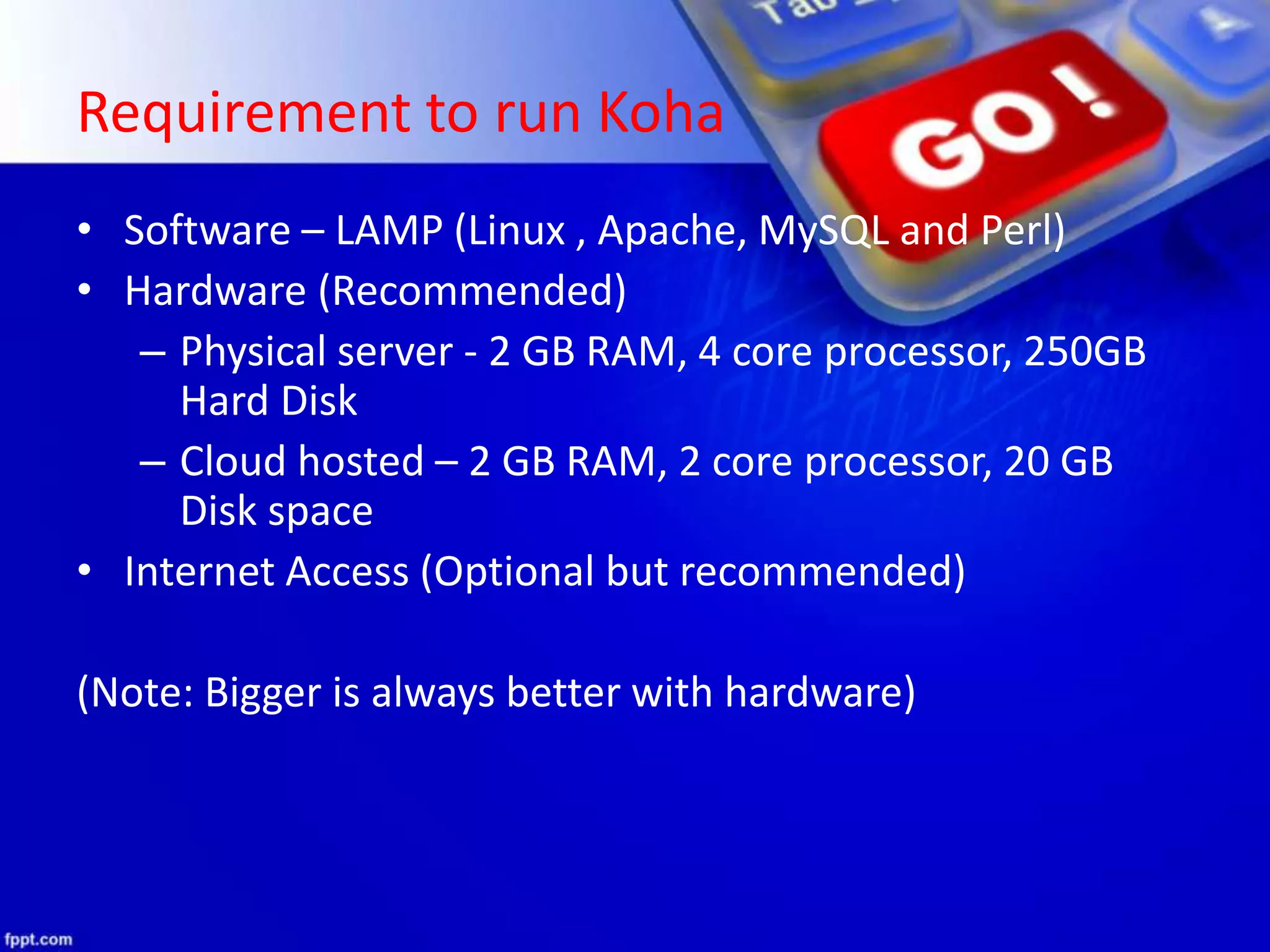 An overview of Koha Library Management Software | PPTX