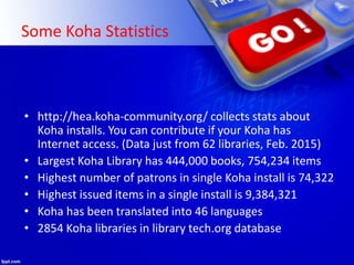 An overview of Koha Library Management Software | PPTX