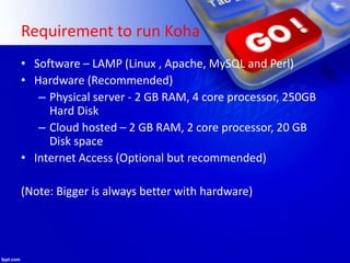 An overview of Koha Library Management Software | PPTX