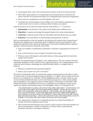 An Overview Of Literary Forms And Functions In Biblical Literature | PDF