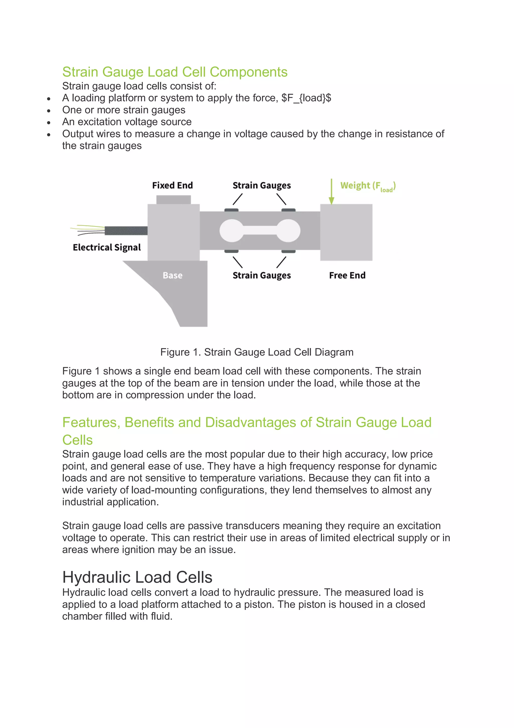 An Overview of Load Cells | PDF