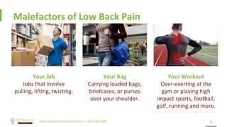 An Overview of Lower Back Pain | PPT