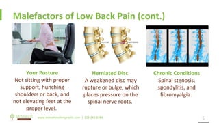 An Overview of Lower Back Pain | PPT