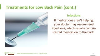 An Overview of Lower Back Pain | PPT