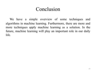 Simple overview of machine learning | PPT