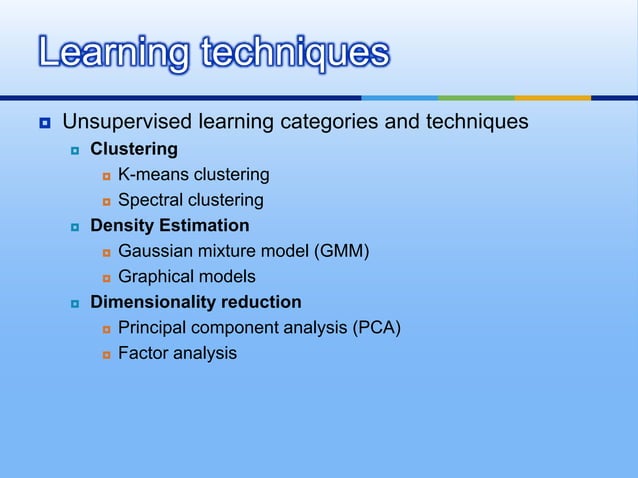 An overview of machine learning | PPT