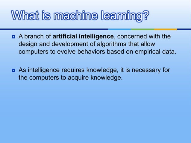 An overview of machine learning (1) | PPT