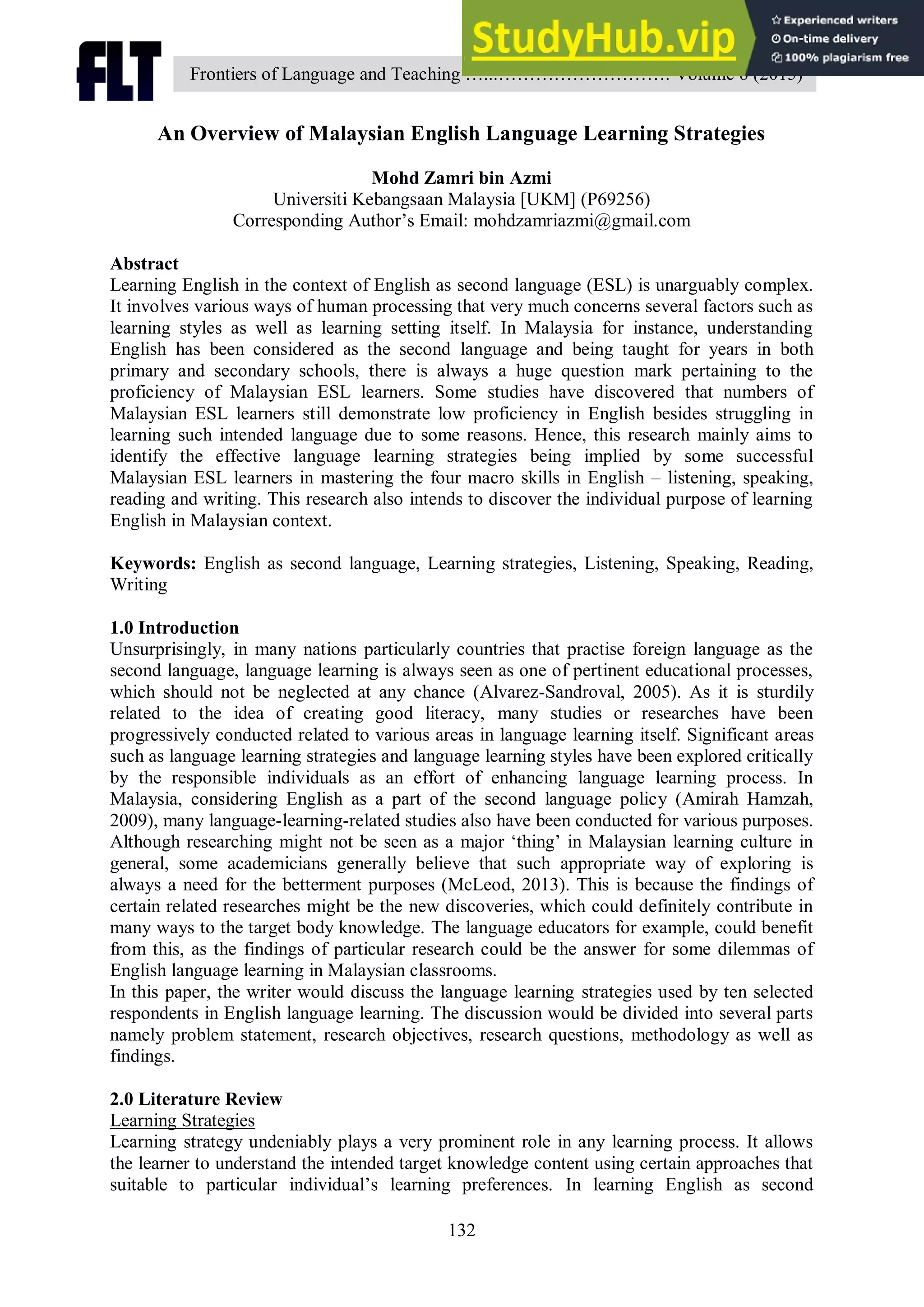 An Overview of Malaysian English Language Learning Strategies.pdf