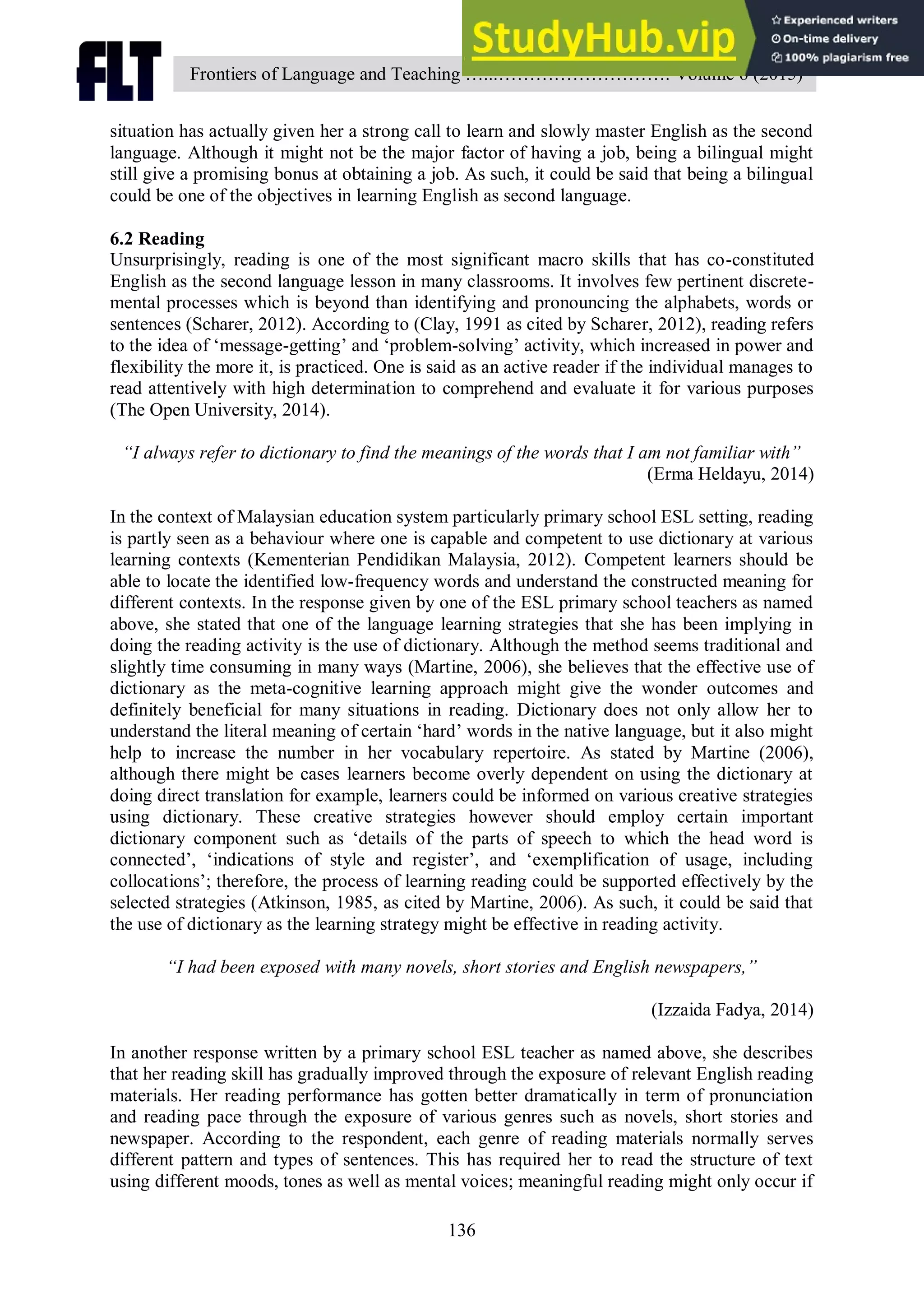 An Overview of Malaysian English Language Learning Strategies.pdf | Education