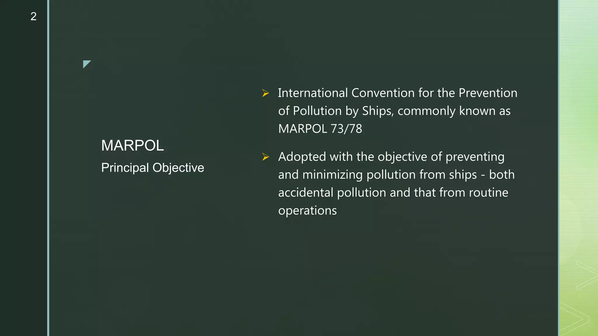 An overview of marpol | PPTX