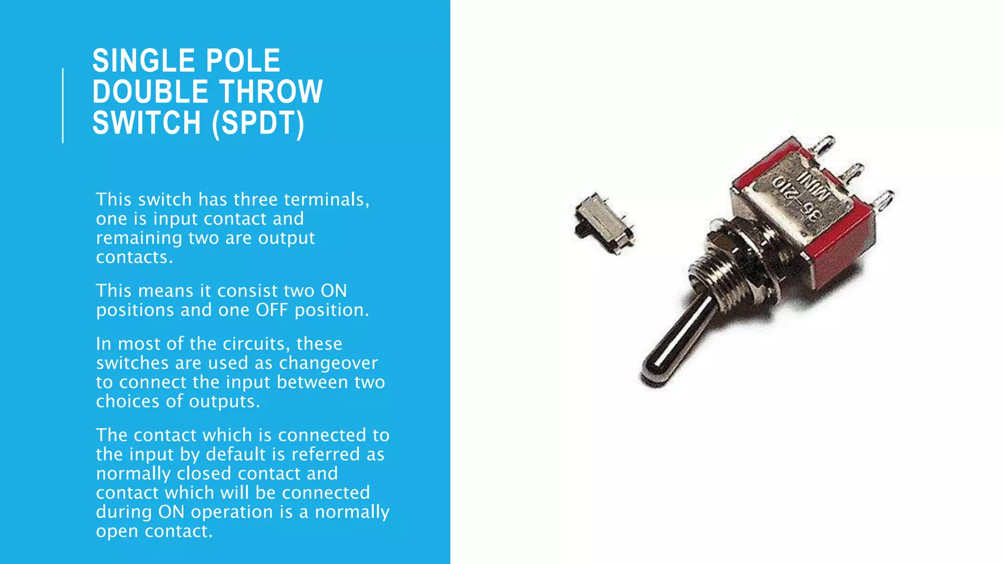 An overview of mechanical switches | PPTX