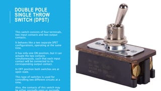 An overview of mechanical switches | PPTX | Technology & Computing