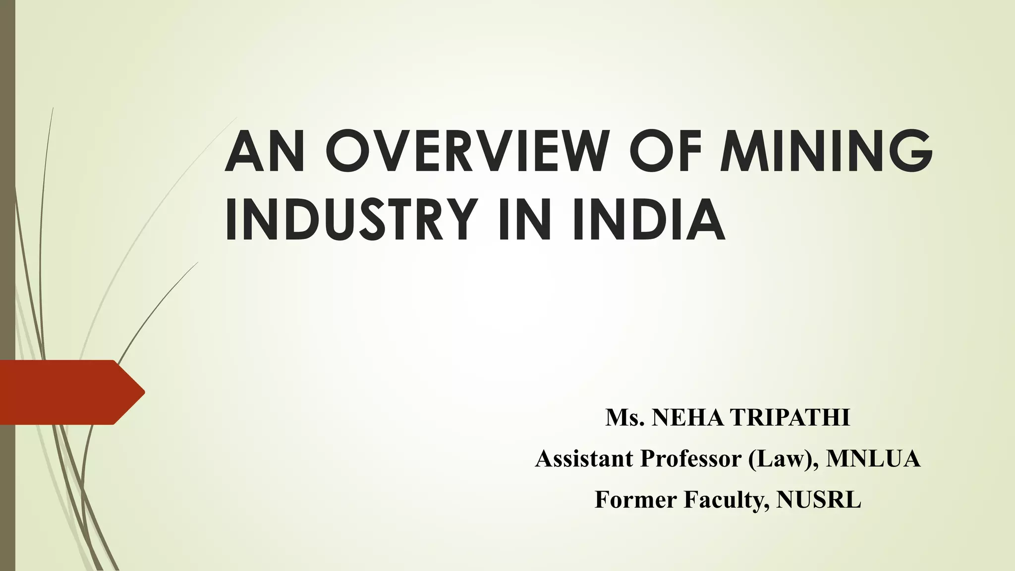 An overview of mining industry in india | PDF
