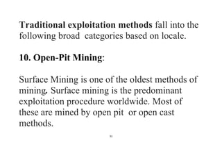An overview of mining methods | PDF