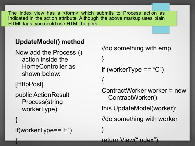 An Overview Of Model Binding In Mvc