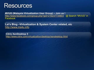 An Overview of MS VDI With XenDesktop on Hyper V | PPTX | Operating Systems | Computer Software ...