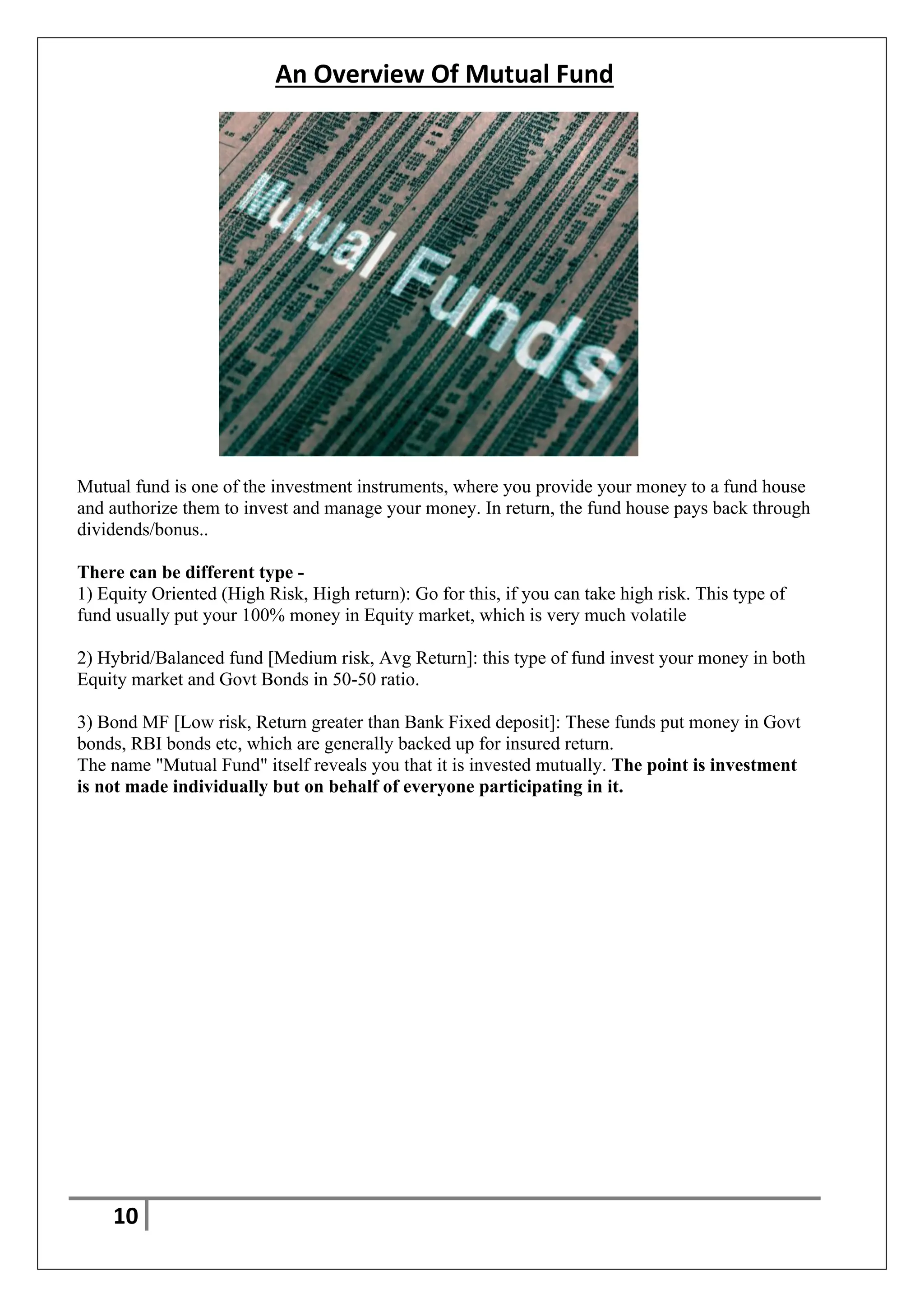 An Overview of Mutual Funds Bcom Project.pdf
