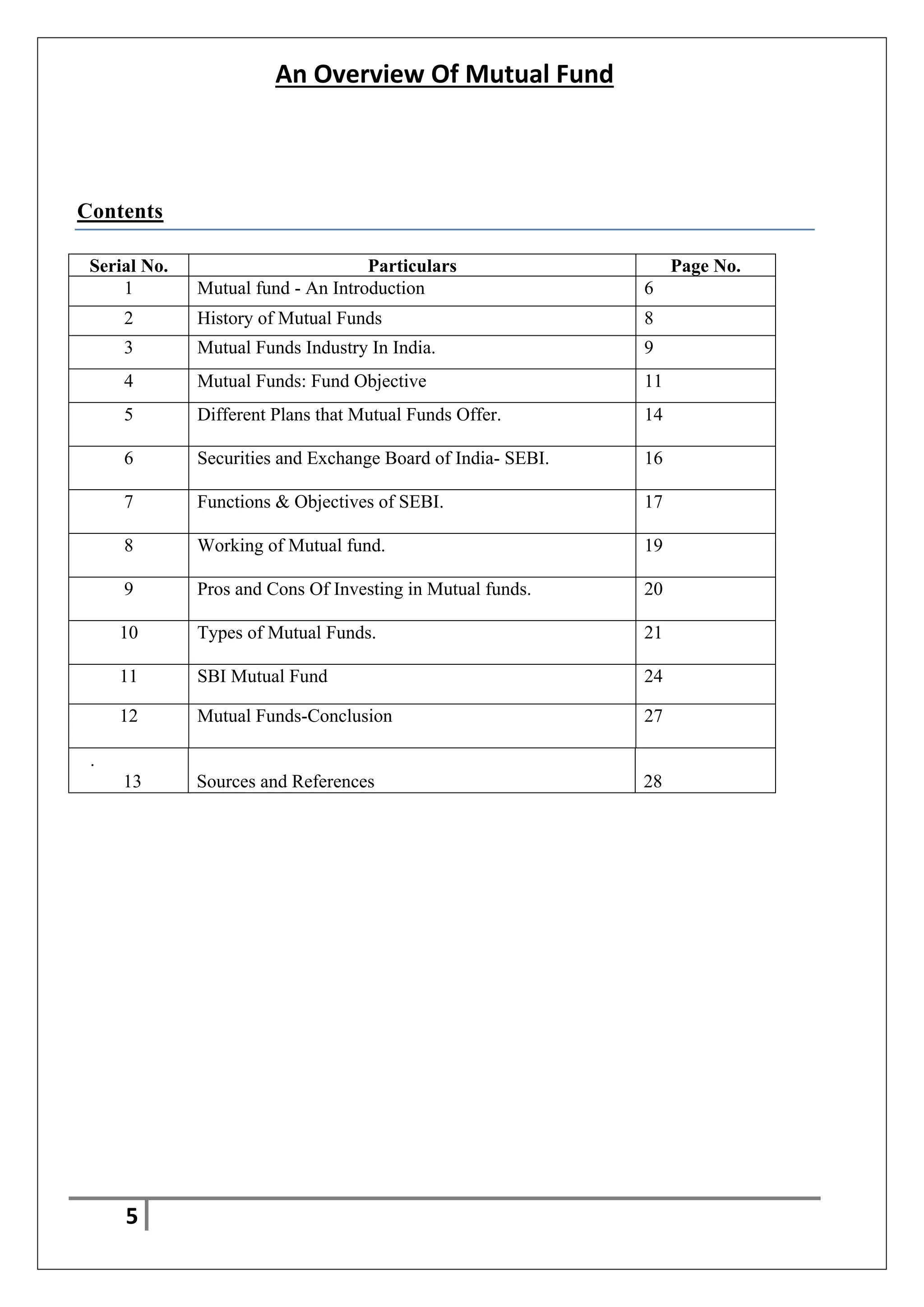 An Overview of Mutual Funds Bcom Project.pdf