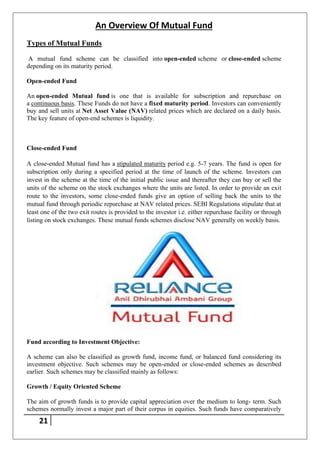 An Overview of Mutual Funds Bcom Project.pdf