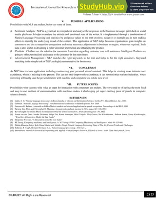 An Overview Of Natural Language Processing | PDF