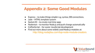 An overview of node.js