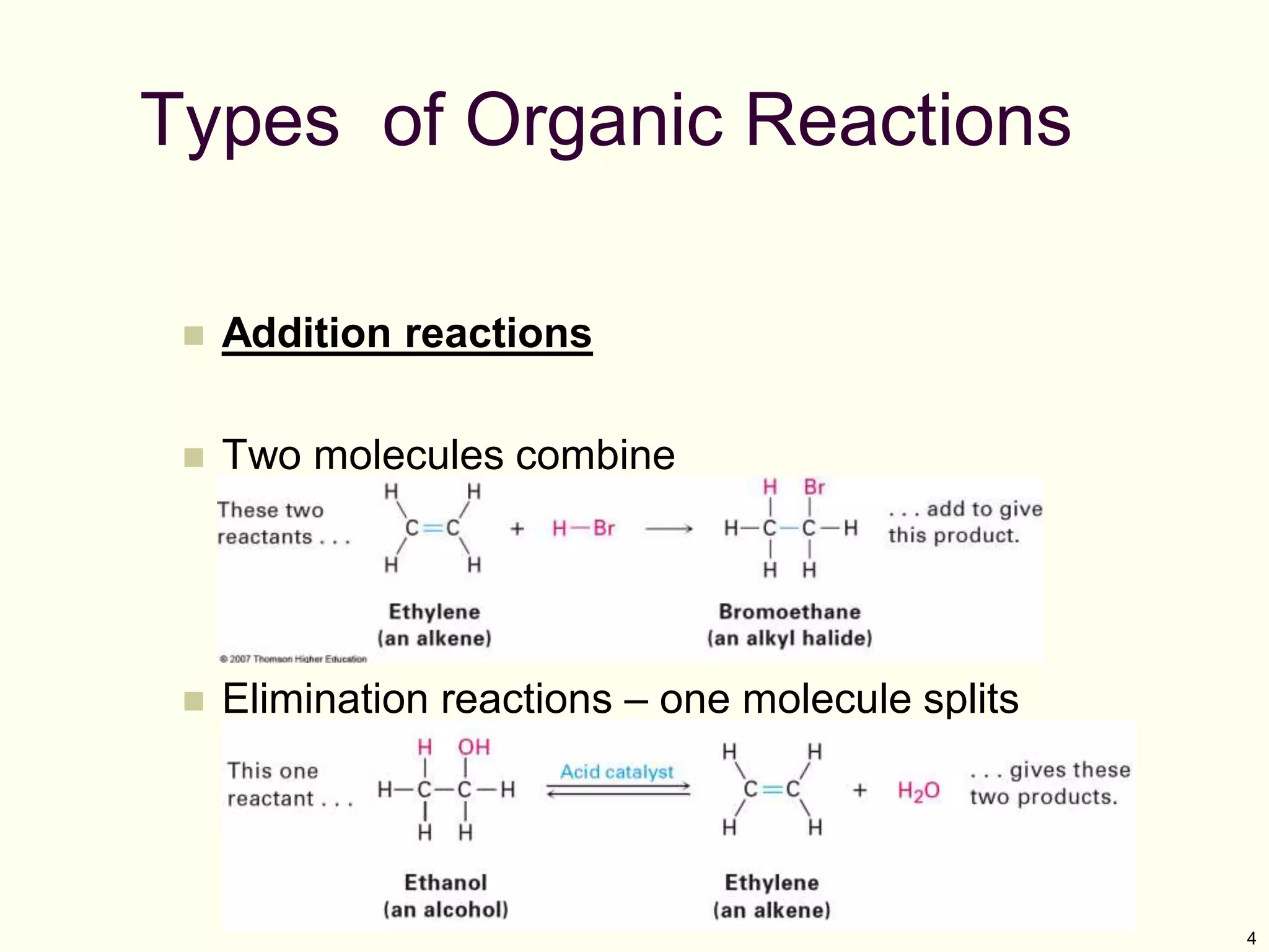 An overview of organic reaction mechanisms | PDF