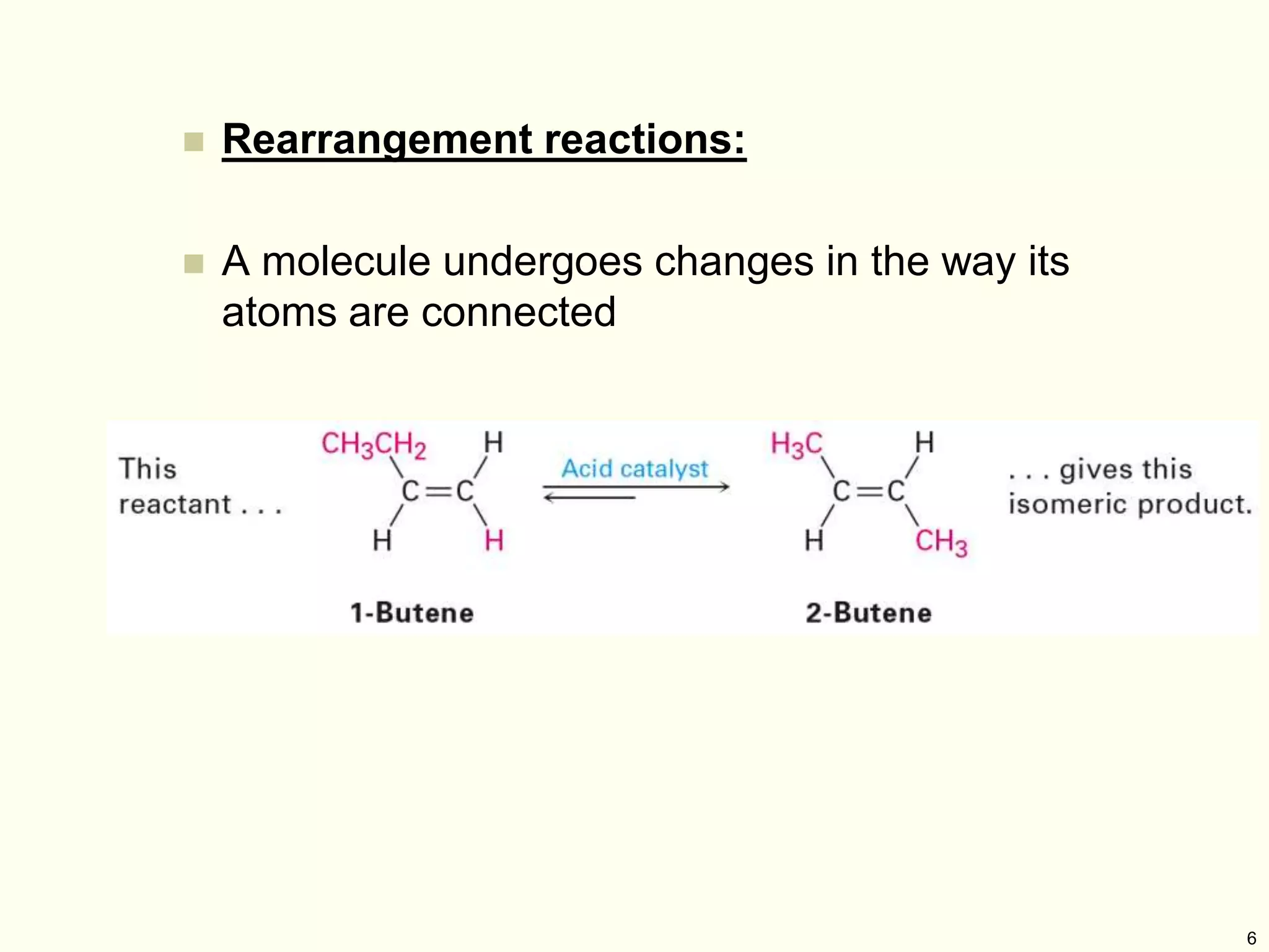 An overview of organic reaction mechanisms | PDF