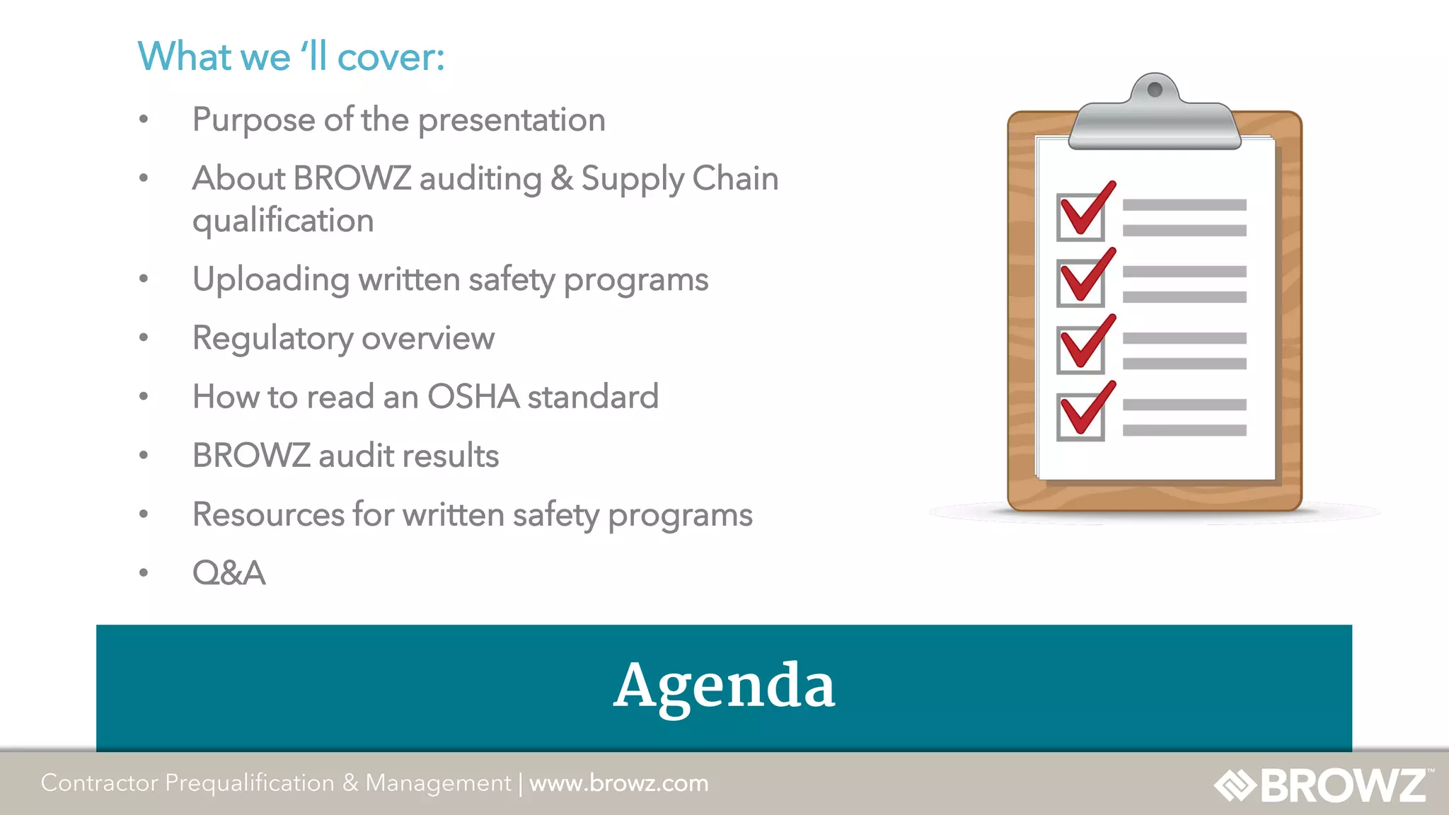An Overview of OSHA Regulations and Safety Program Audits at BROWZ | PDF