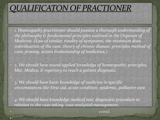 An overview of patient care in homoeopathic | PPT
